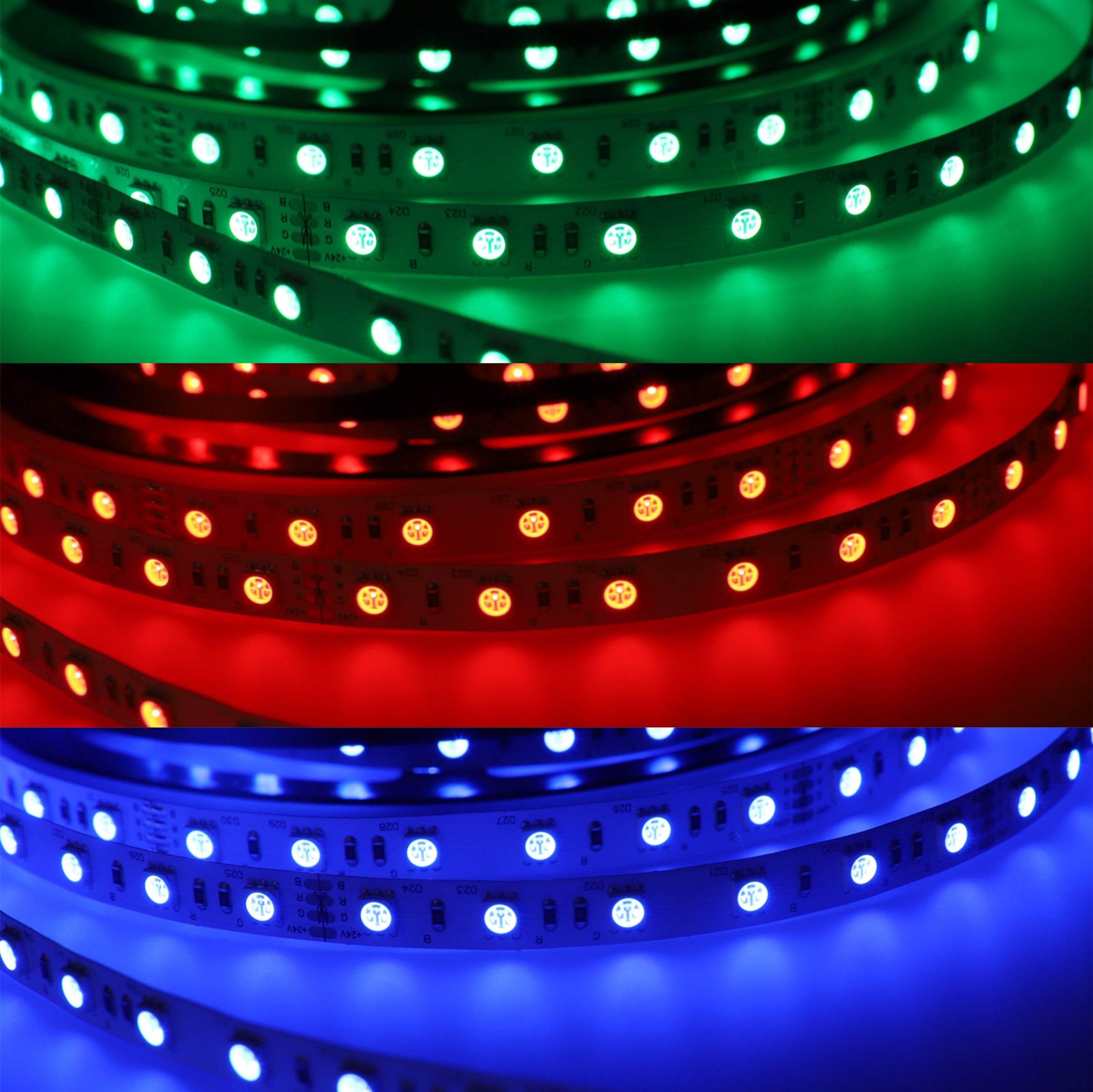 【40% OFF】 YUJILEDS® 3-in-1 RGB LED Flexible Strip - 60 LEDs/m - 5m/Ree