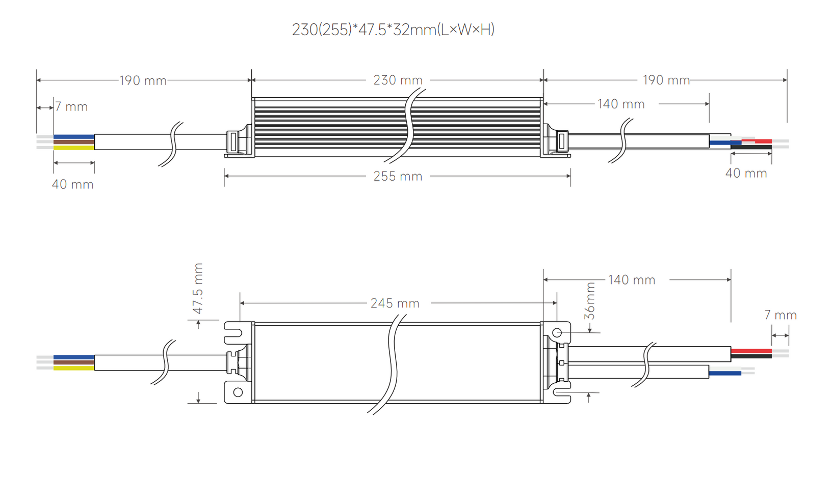 AIDimming 150W Flicker-Free Dimmable 0-10V & Triac Dimmer Constant Vol
