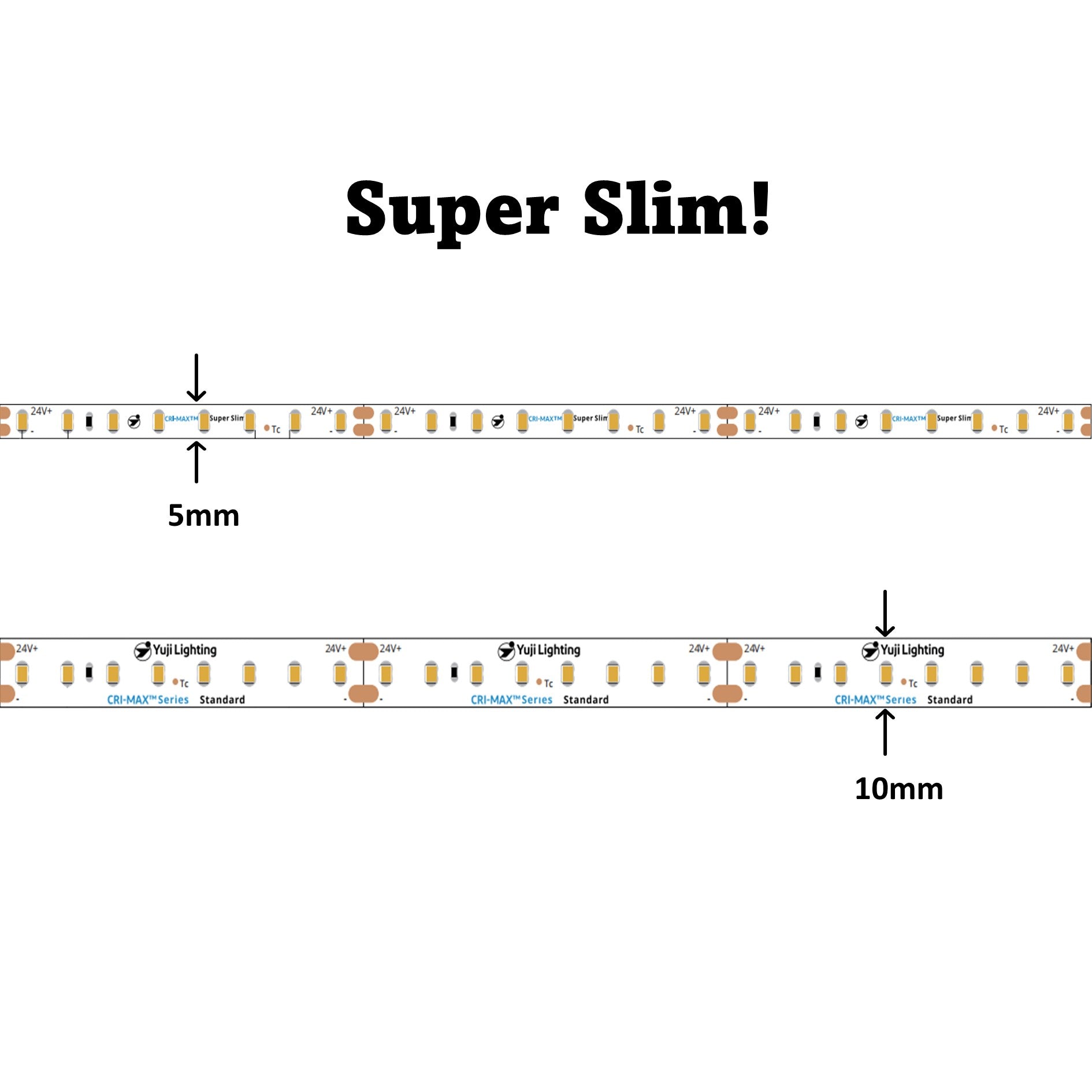 CRI-MAX™ CRI 95+ Super Slim 5mm High Brightness LED Flexible Strip 300