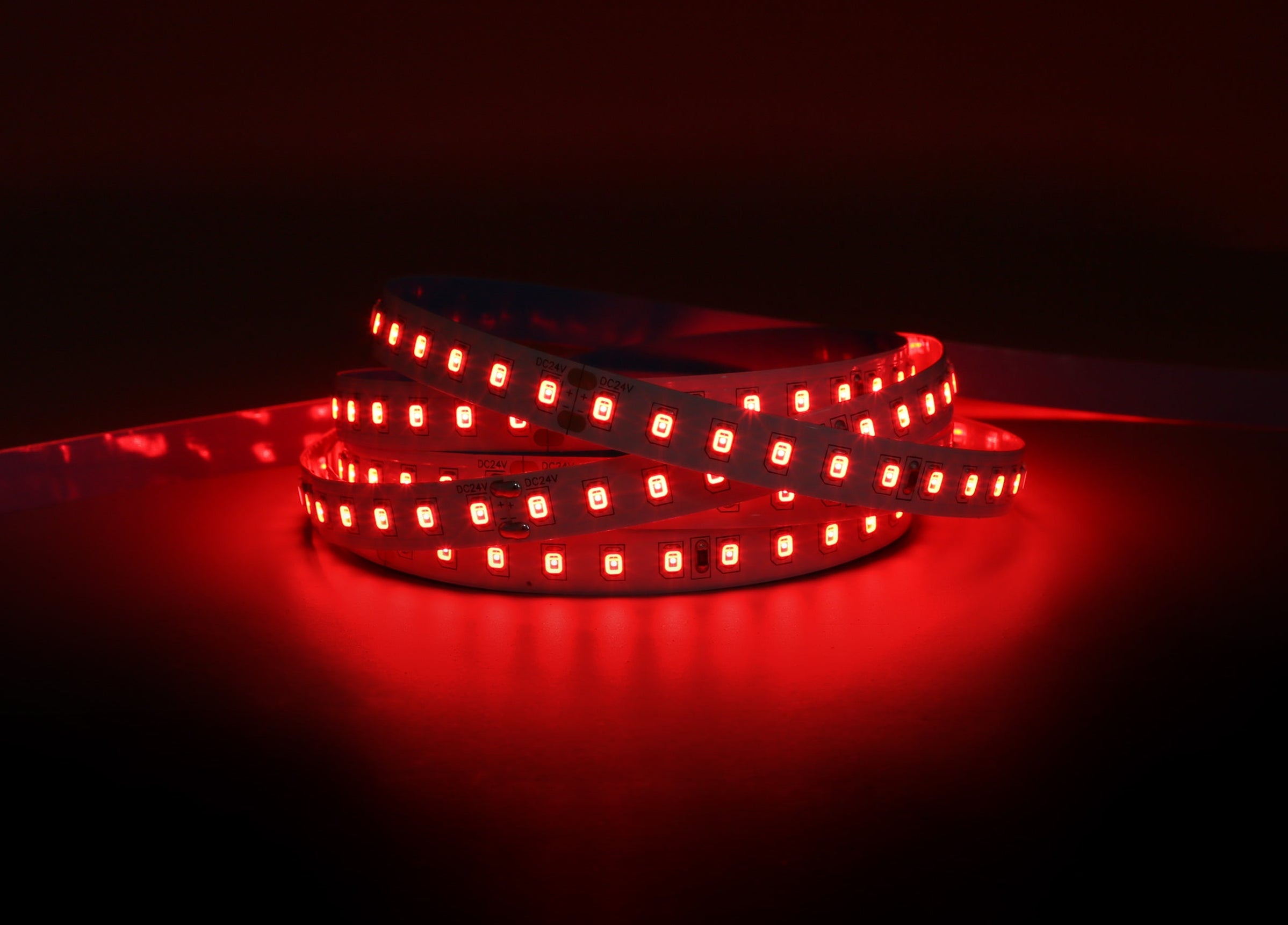 YUJILEDS® Red LED Flexible Strip - 120 LEDs/m - 5m/Reel